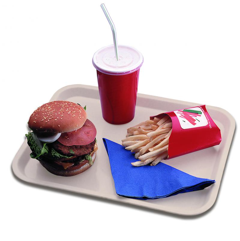Plateau Fast Food Rouge 530x370x25 - Araven