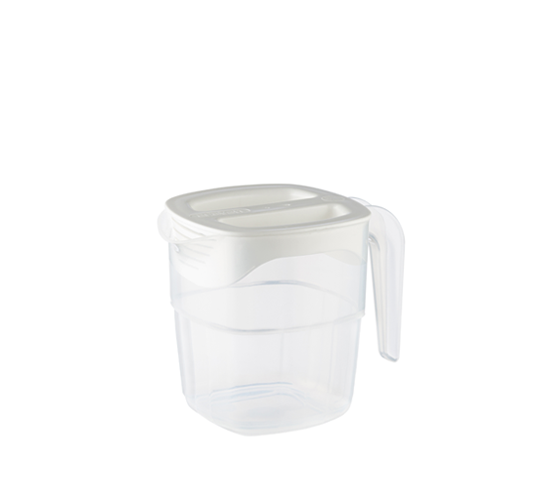 Jarra apilable con tapa 1L. PP - Araven